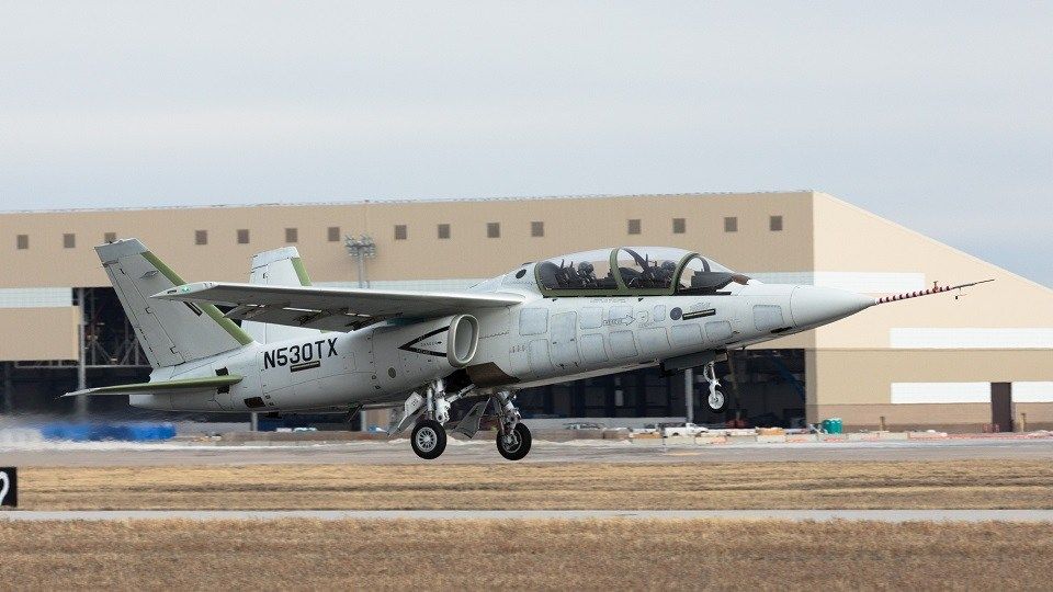 Textron's Scorpion fighter makes first flight - KAKE