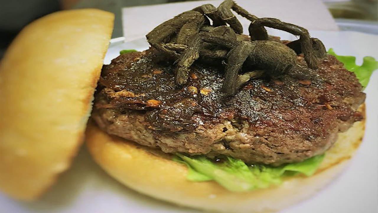 Brewery serves up 'tarantula burger' for Exotic Meat Month - KAKE