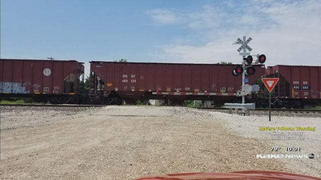 Residents: trains stall drivers near Winfield - KAKE