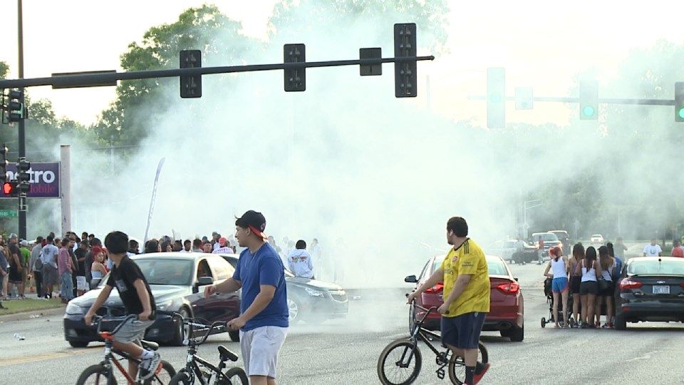 Protesters gather in Wichita for third night in a row - KAKE