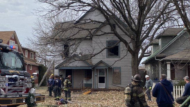 Crews battle two-alarm duplex fire in Wichita - KAKE Crews battle two-alarm duplex fire in Wichita - KAKE